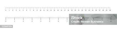 미터인치 눈금자 벡터 절연 측정 요소입니다 메트릭 측정 계측기를 측정합니다 교육 벡터 그림입니다 눈금자 배율 측정 12에 대한 스톡 벡터 아트 및 기타 이미지 Istock