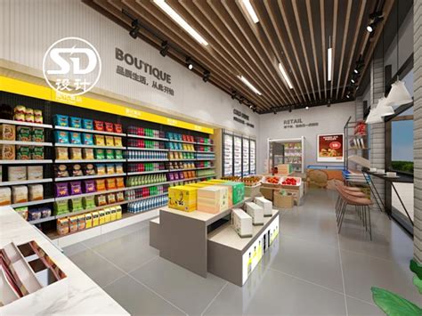 便利店装修设计效果图 花瓣网