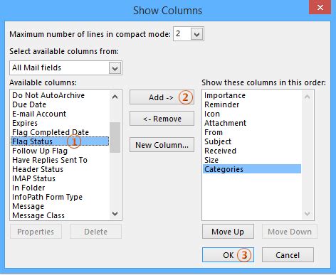 Add Columns To Outlook Quick Steps Passabean