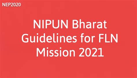 Nipun Bharat Guidelines In Cbse Schools Best Educational Website Shikshapress