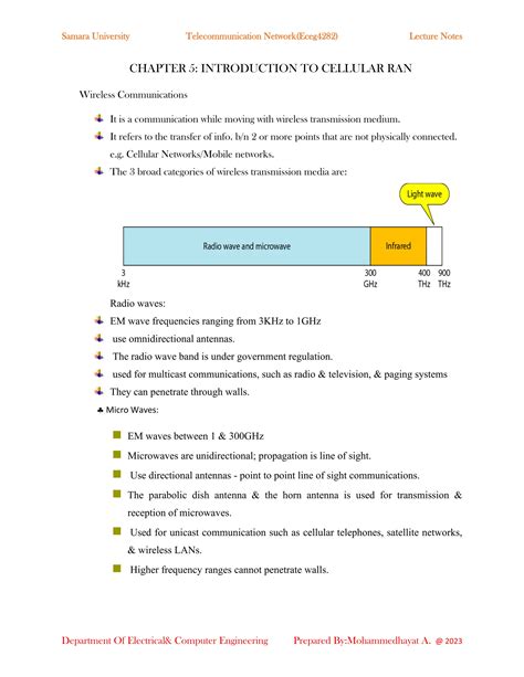 Telecommunication Network Lecture Notespdf