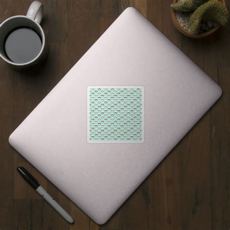 Loop And Zigzag Texture Geometric Pattern Sticker Teepublic