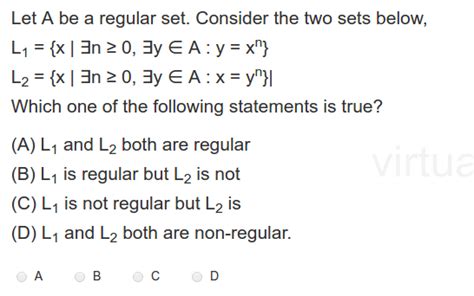 Theory Of Computation Virtual Gate Test Series Theory Of Computation