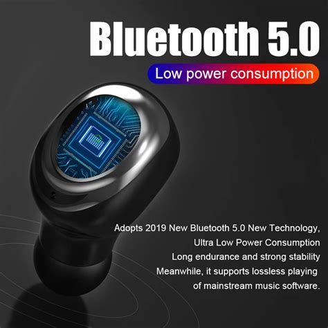 Беспроводные наушники Bluetooth 5 0 Tws наушники светодиодный дисплей спортивные наушники