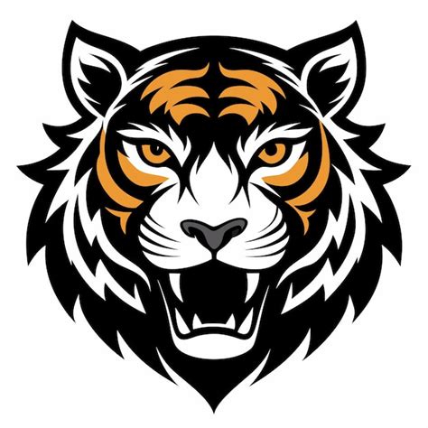 Premium Vector Aggressive Tiger Mascot Design