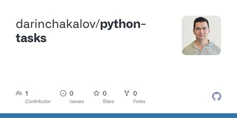 Github Darinchakalov Python Tasks