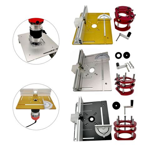 อลูมิเนียม Router ตารางงานไม้ Trimmer ไฟฟ้าไม้ Milling Flip Plate Shopee Thailand