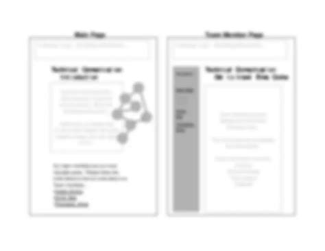 Web Design Assignment Technical Communication Department Website