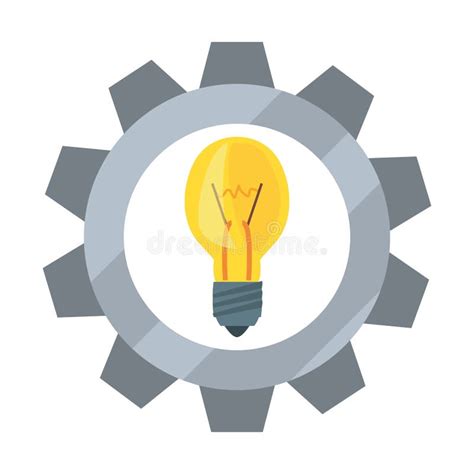 Light Bulb Gear Tool Stock Illustration Illustration Of Architecture 145157179