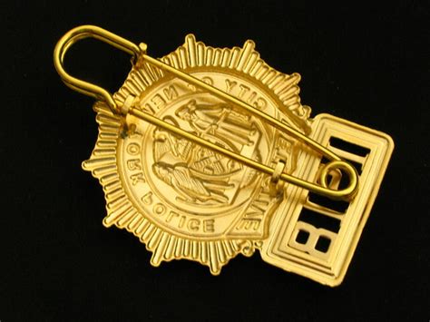 Ny New York Detective Police Badge Replica Movie Props Customizable B