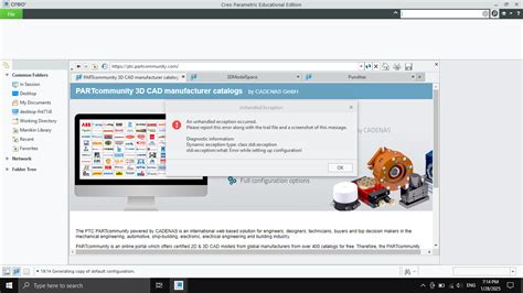 Solved Issue With Creo File Saving Location And Error Mes Ptc Community