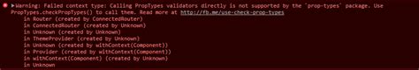 V5 Calling Proptypes Validators Directly Is Not Supported · Issue 5302 · Remix Runreact