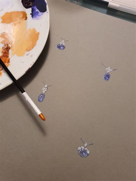 Jewellery Rendering Using Gouache Jewelry Rendering Jewelry Inspiration Jewelry Design