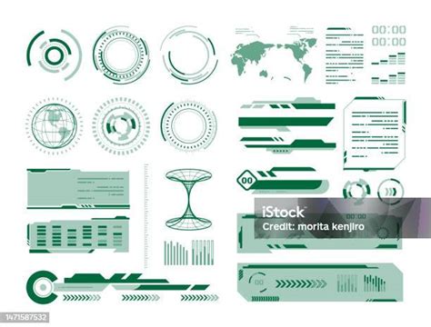 미래 지향적 인 인터페이스 텔롭 디자인 조종석 모니터 제어 판타지 그래프에 대한 스톡 벡터 아트 및 기타 이미지 그래프 그래픽 사용자 인터페이스 디자인 Istock