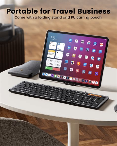 Xk01 Plus Foldable Backlit Bluetooth Keyboard Protoarc