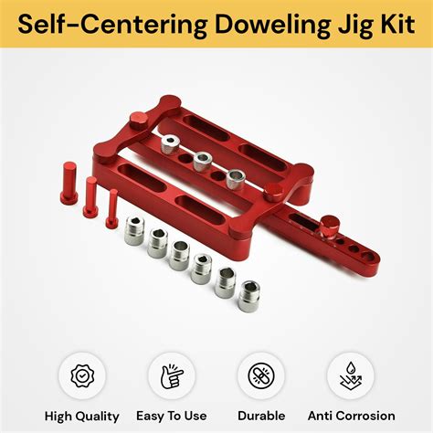 Self Centering Doweling Jig Kit Self Centering Doweling Jig Kit