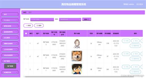 基于springboot高校物品捐赠管理系统 Csdn博客