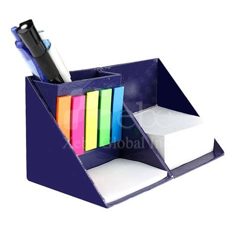Foldable Note Cube Box With Pen Holder Babe Commodity Custom Sticky Notes