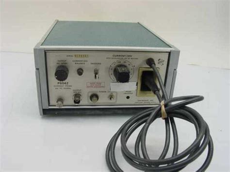 Tektronix P6042 Current Probe And Power Supply Dc To 50 Mhz