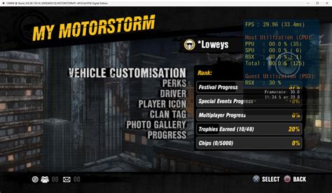Motorstorm Apocalypse Bright Flashing Menusmaps · Issue 14049