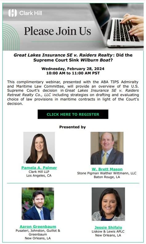 Aaron Greenbaum On Linkedin Please Join Us For An Informative