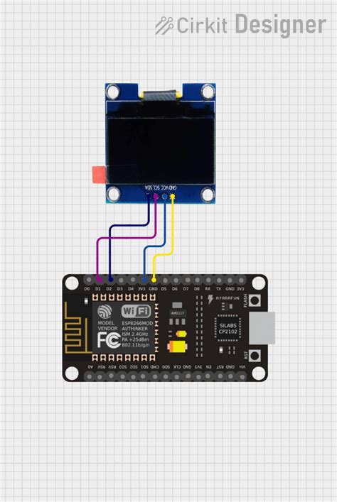How To Use 1 3 Oled Sh1106 Pinouts Specs And Examples Cirkit Designer