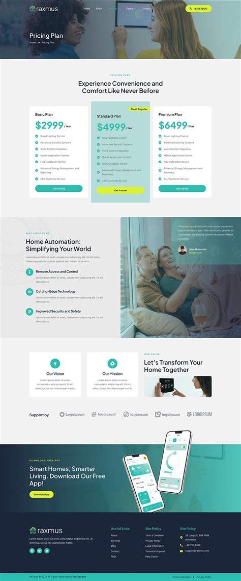 Raxmus Smart Home Automation Elementor Template Kit Wp Template Kits