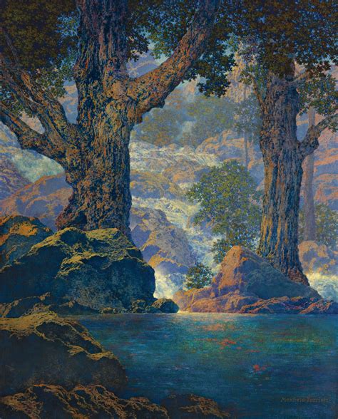 Electripipedream Maxfield Parrish Cascades Quiet Solitude 1959