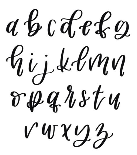 Calligraphy Alphabet Letters Printable Pdf