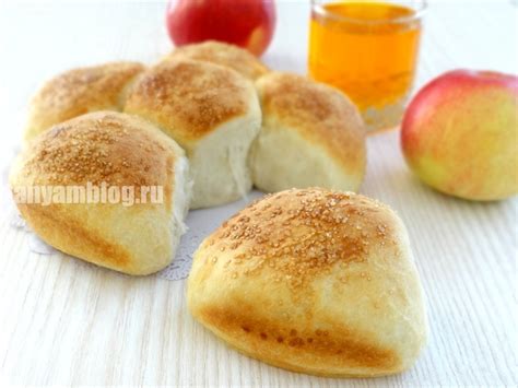 Постные булочки с яблочным повидлом - пошаговый рецепт с фото (52453 ...