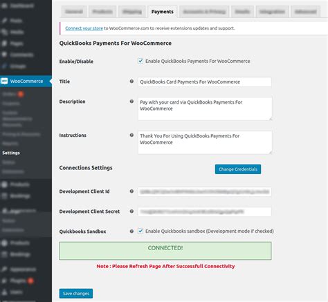 Quickbooks Payments Gateway For WooCommerce By Techspawn CodeCanyon