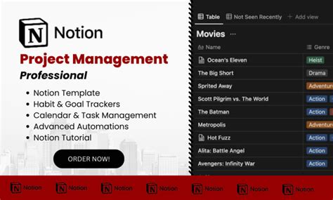 Notion Template Calendar Tracker Automation And Notion Tutorial As