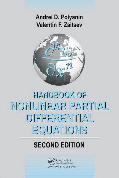 Handbook Of Nonlinear Partial Differential Equations 2nd Edition Andrei D Polyanin Valentin