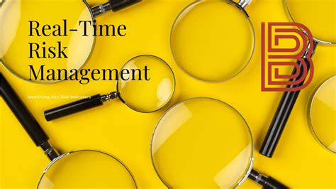 Key Risk Indicators Kris In Real Time Risk Management
