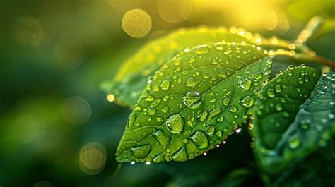 Free Dewy Leaf Glow Image Nature Green Leaf Download At Stockcake