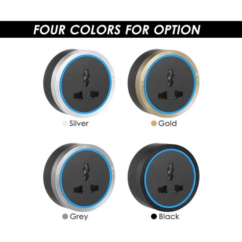 Universal Pin Track Sockets Power Sockets Adapter Power Track Socket Outlet Versatile Electric