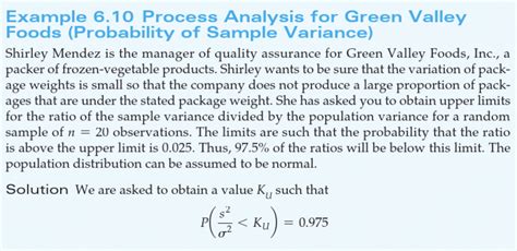 Sample Variance Example