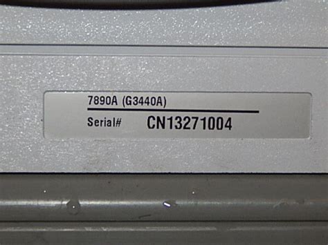 Agilent 7890a Gc Gas Chromatograph And Fid Split Splitless Computer