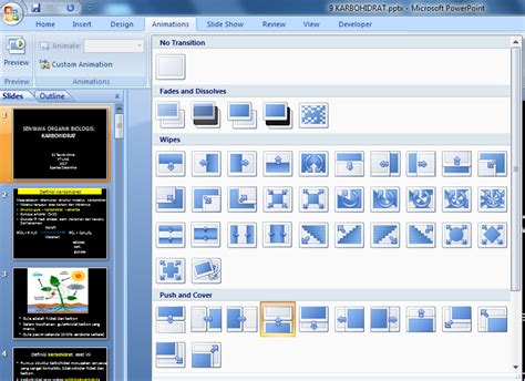Cara Memberi Efek Transisi Pada Slide Power Point Serba Komputer 21