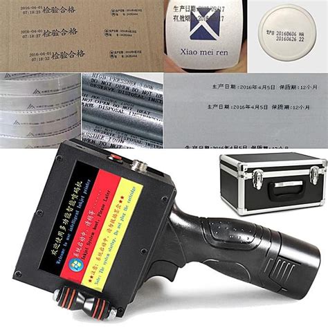 generic handheld intelligent inkjet printer ink date coder coding