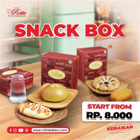 Snackbox Rotte Bakery Pilihan Nomor Satu Rotte Bakery
