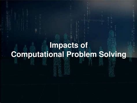 Ppt Computational Problem Solving Powerpoint Presentation Free Download Id5347781