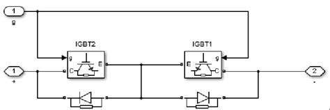 Back To Back IGBT Switch Download Scientific Diagram