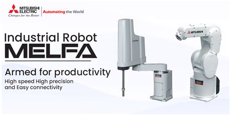 Industrial Robot Melfa Armed For Productivity Mitsubishi Electric