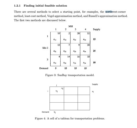 Solved 121 Finding Initial Feasible Solution There Are