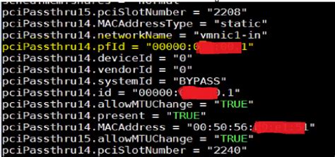 0000 X8 00 1 Current Physical Function Pf Value Can Be Checked From The Vmx File Of The Vm