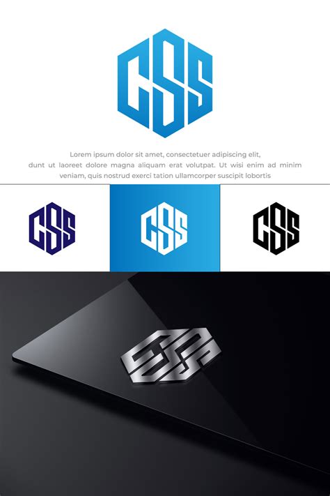css lettering logo design template masterbundles