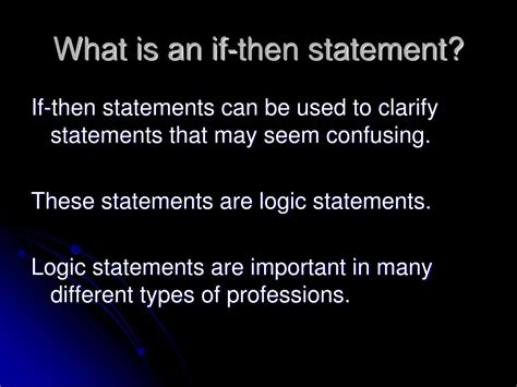 Ppt Section 22 Analyze Conditional Statements Powerpoint Presentation Id2991213