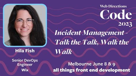 Web Directions Code 23 Session Spotlightincident Management Talk The Talk Walk The Walk