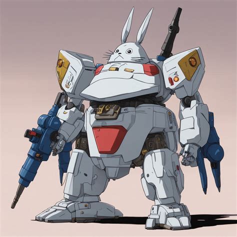 Totoro X Gundam Super Robot By Puturyan On Deviantart